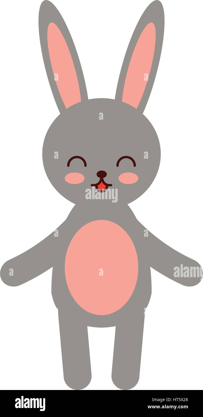 cute rabbit character icon Stock Vector Image & Art - Alamy