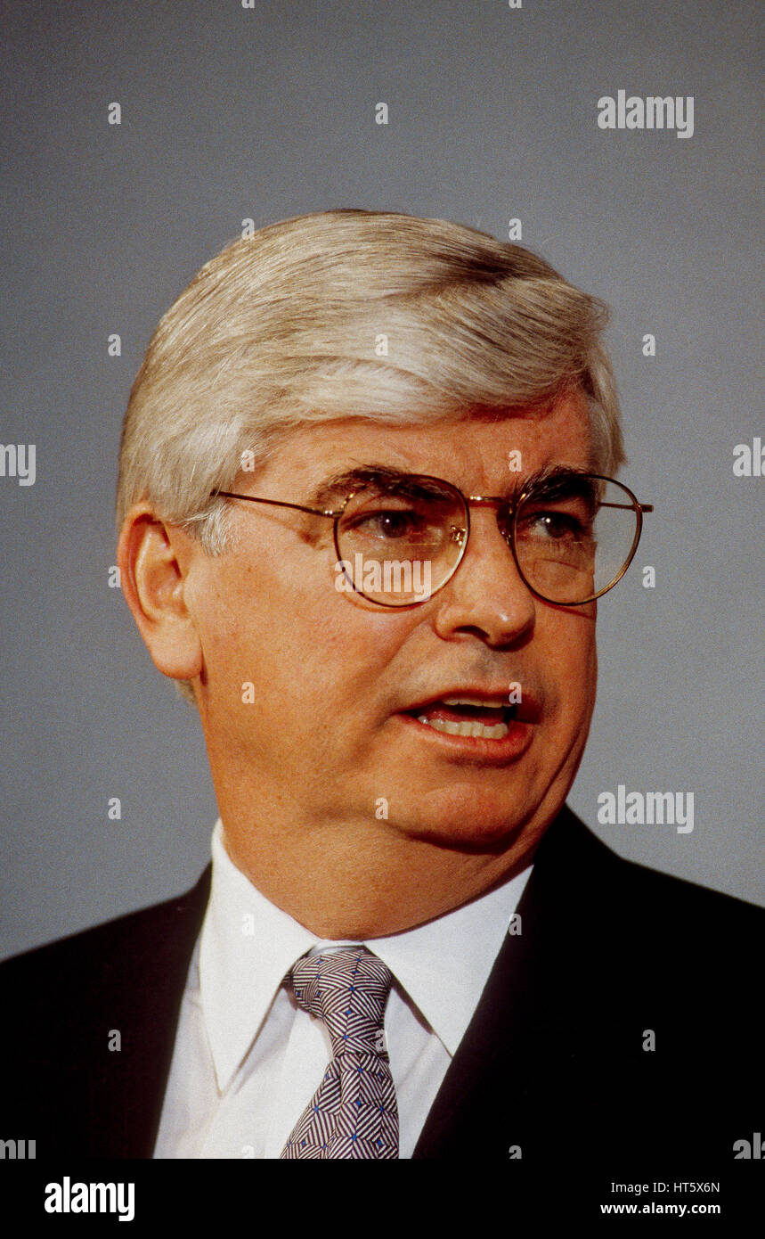 Democratic Senator Chris Dodd of Connecticut portrait Washington DC ...
