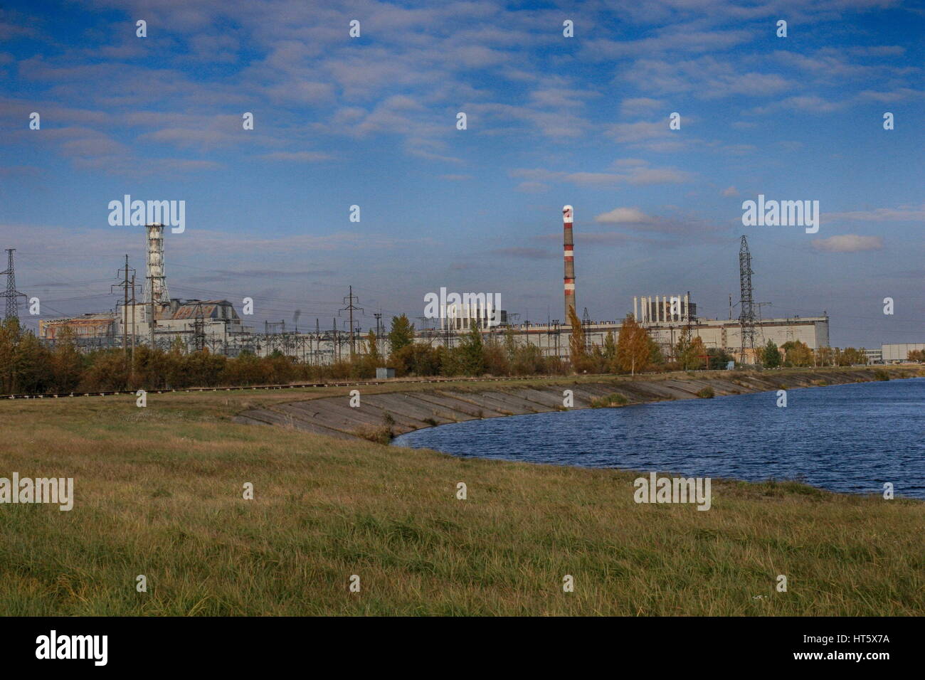 exploded reactor 4 from Chernobyl power plant Stock Photo - Alamy