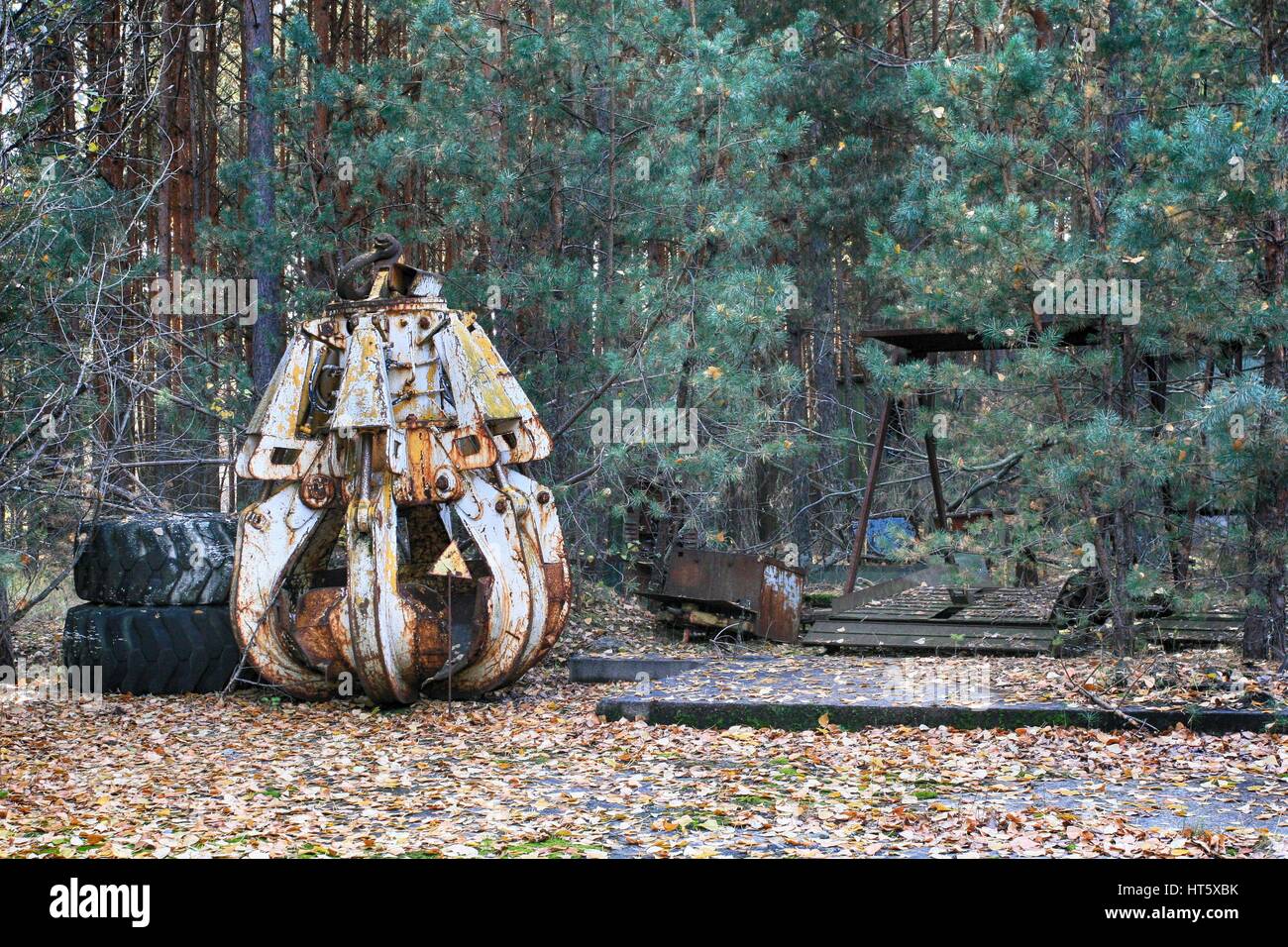 Highly radioactive machine which was used to remove graphite from ...