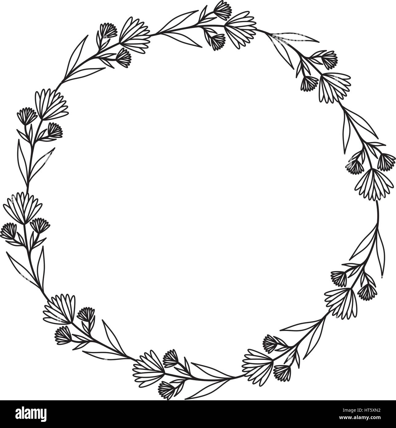 Decorative floral crown icon Stock Vector Image & Art - Alamy