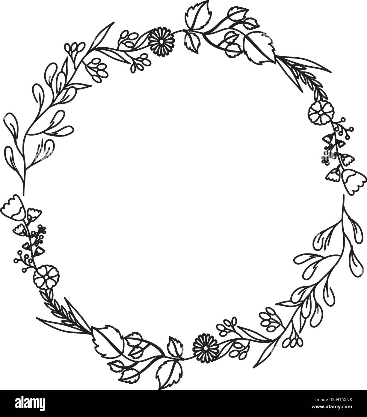 Decorative floral crown icon Stock Vector Image & Art - Alamy