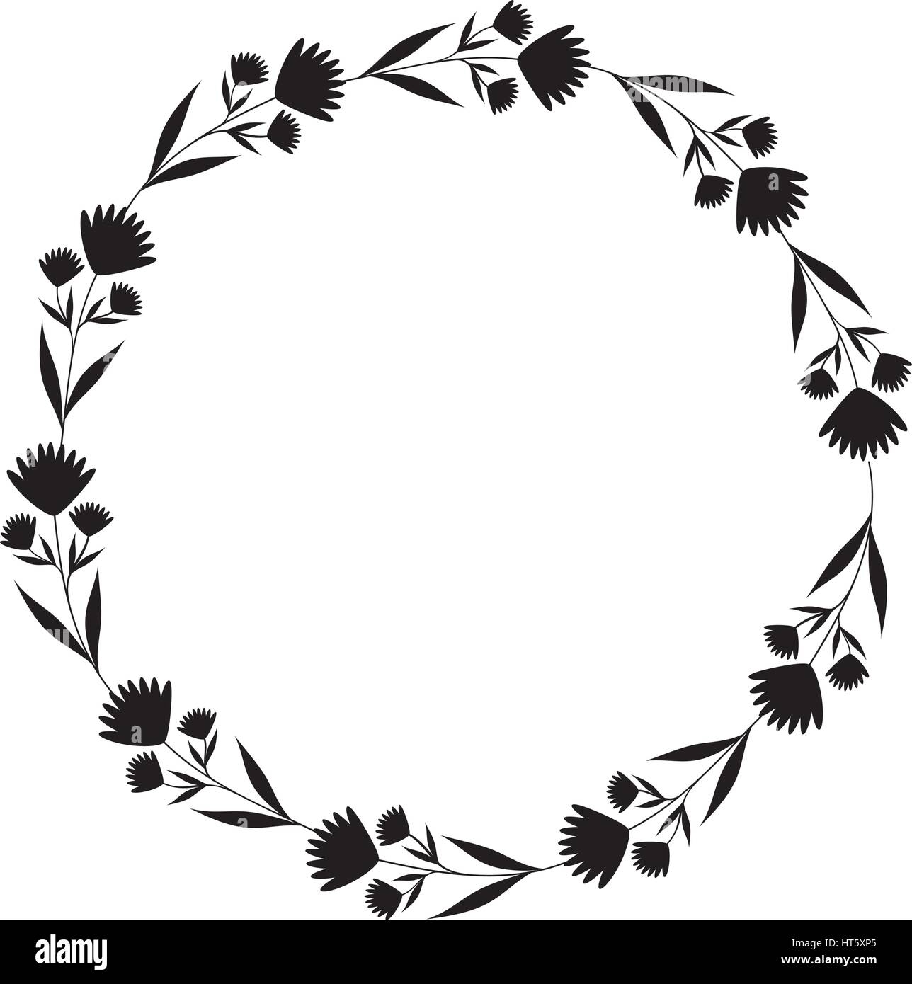 Decorative floral crown icon Stock Vector Image & Art - Alamy