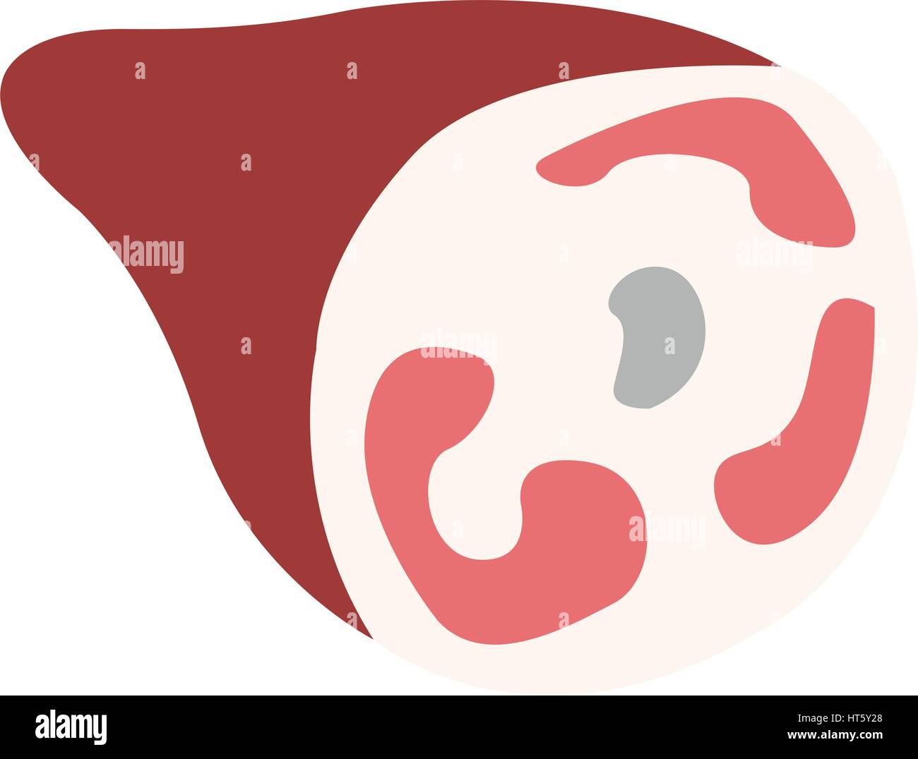 isolated ham illustration Stock Vector Image & Art - Alamy