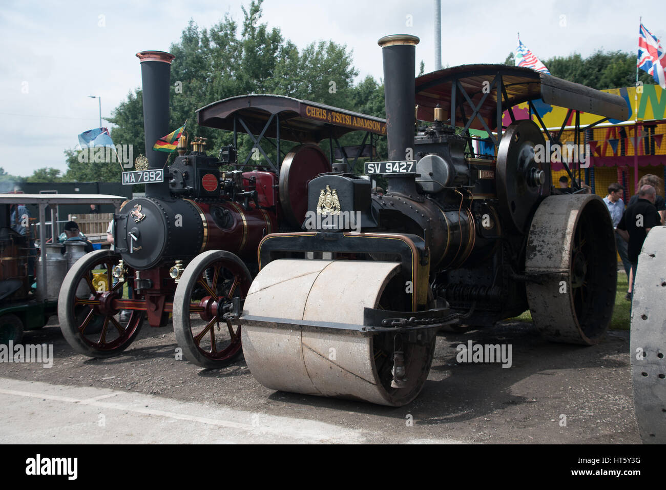 MANCHESTER, UNITED KINGDOM - JULY 17, 2016: Steam 1923 Fowler Road ...