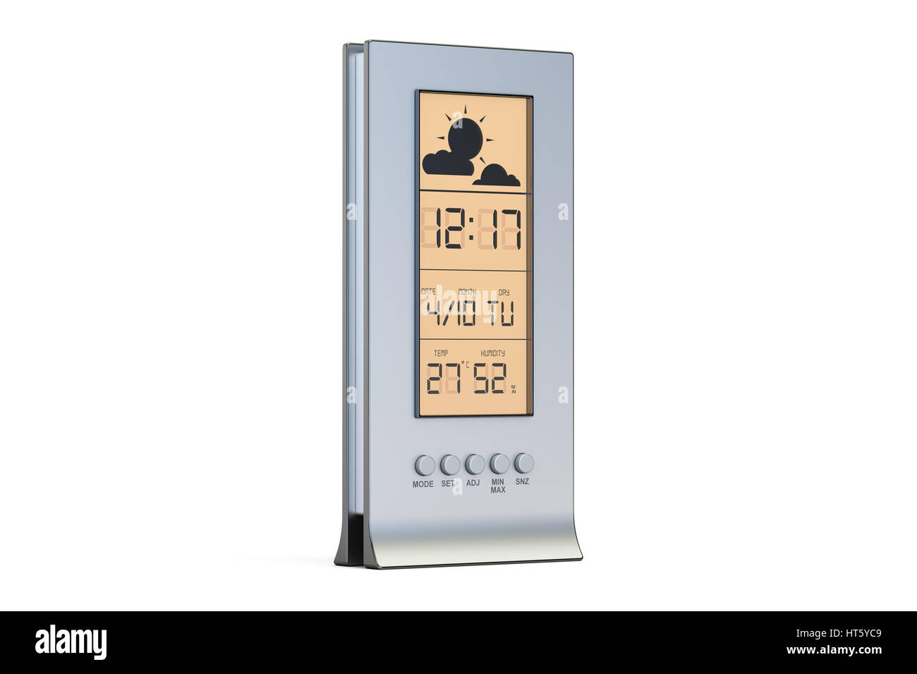 weather station, 3D rendering isolated on white background Stock Photo ...