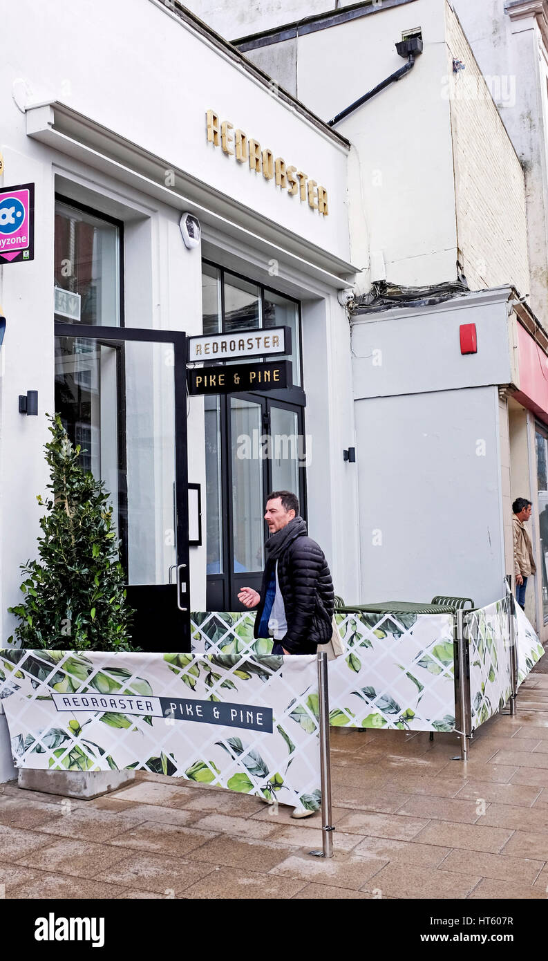 The Redroaster cafe and Pike and Pine restaurant in St James's Street ...