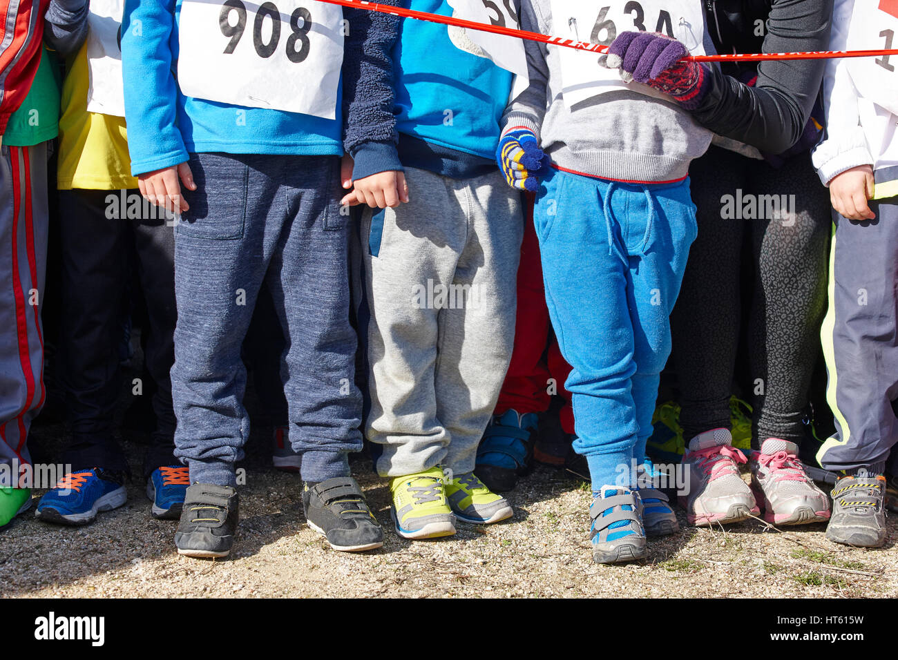 Cross country running children hi-res stock photography and images - Alamy
