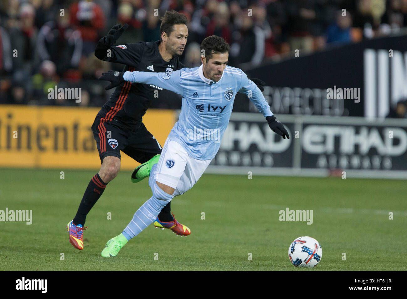 Sporting Kansas City midfielder Benny Feilhaber (10) at RFK Stadium in ...