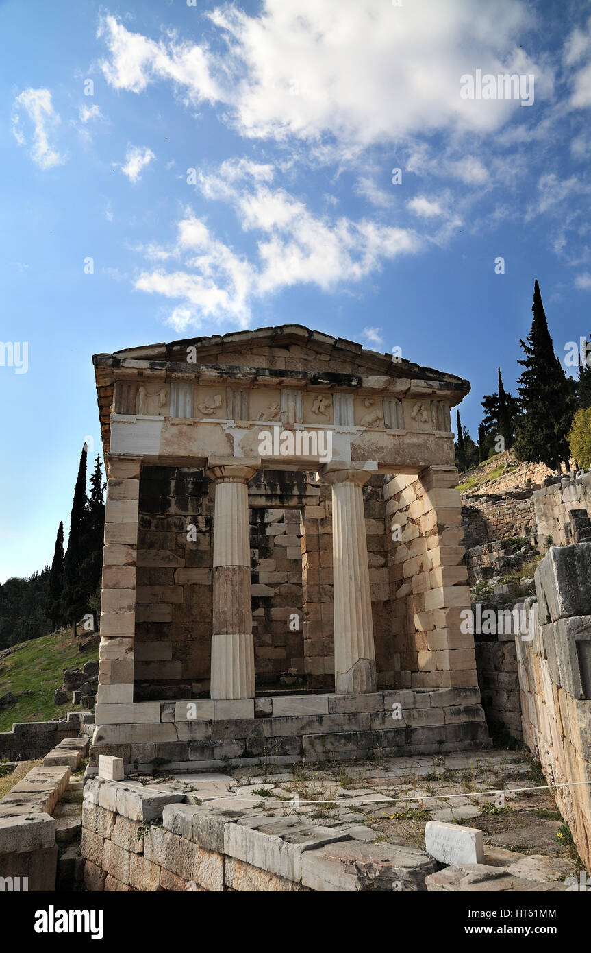 Famous ancient greek treasury hi-res stock photography and images - Alamy