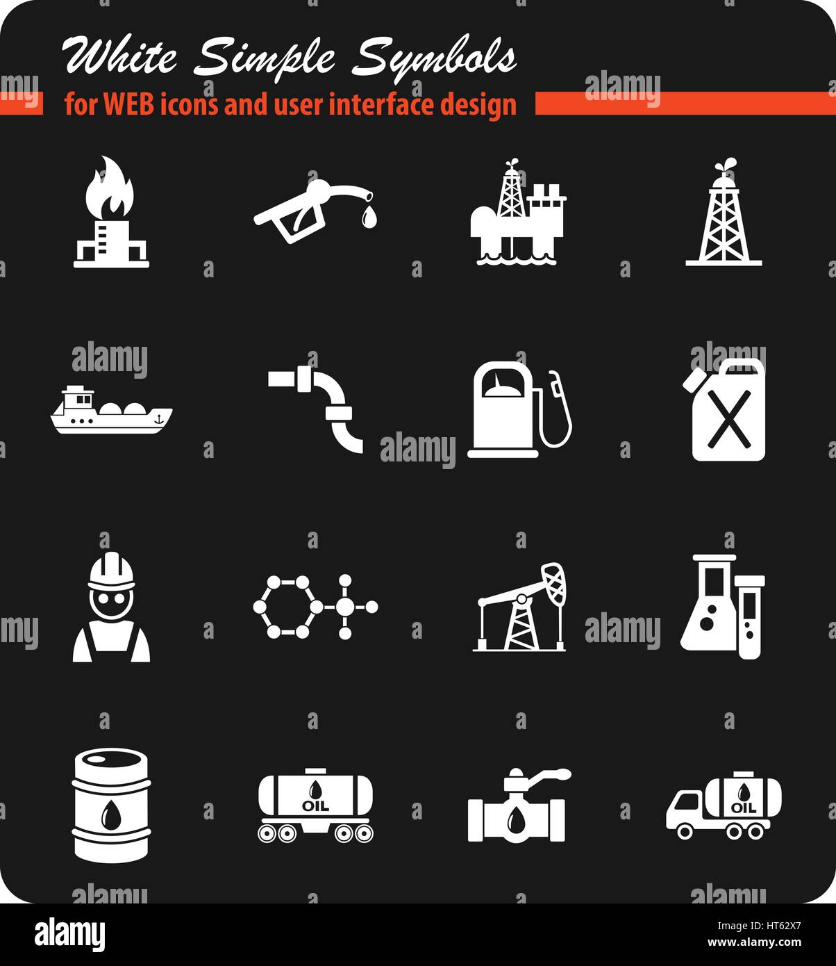 Oil drilling platforms Stock Vector Images - Alamy