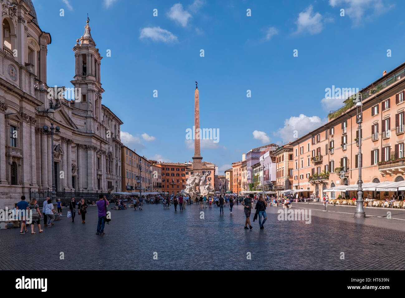 Piazza Navona in Rome Stock Photo - Alamy