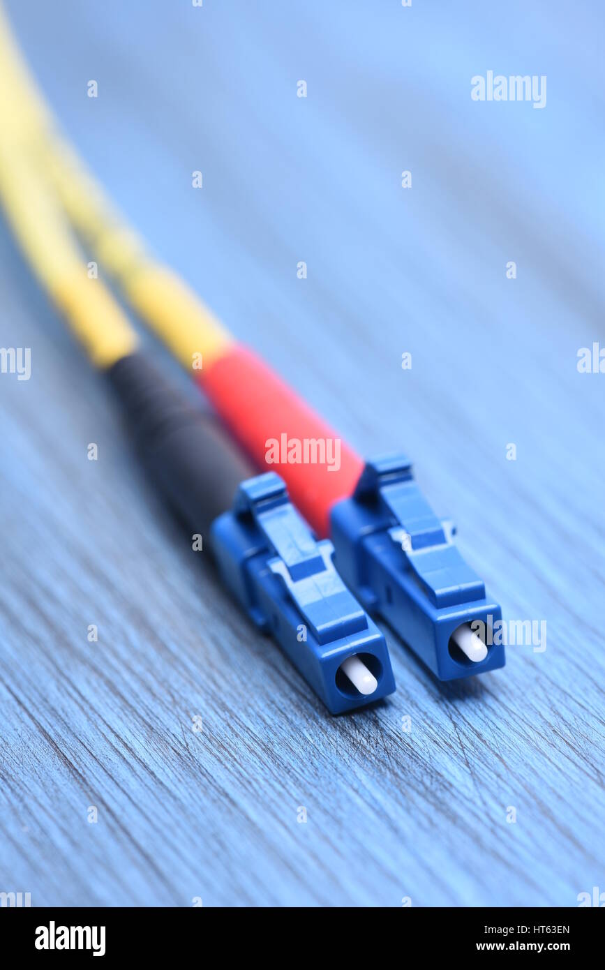 Close up fibre lc connector hi-res stock photography and images - Alamy