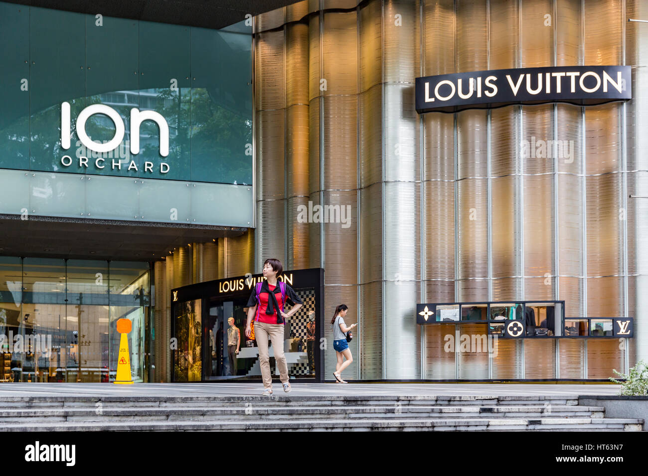 Entrance to Ion complex, in Orchard Road, Singapore Stock Photo - Alamy