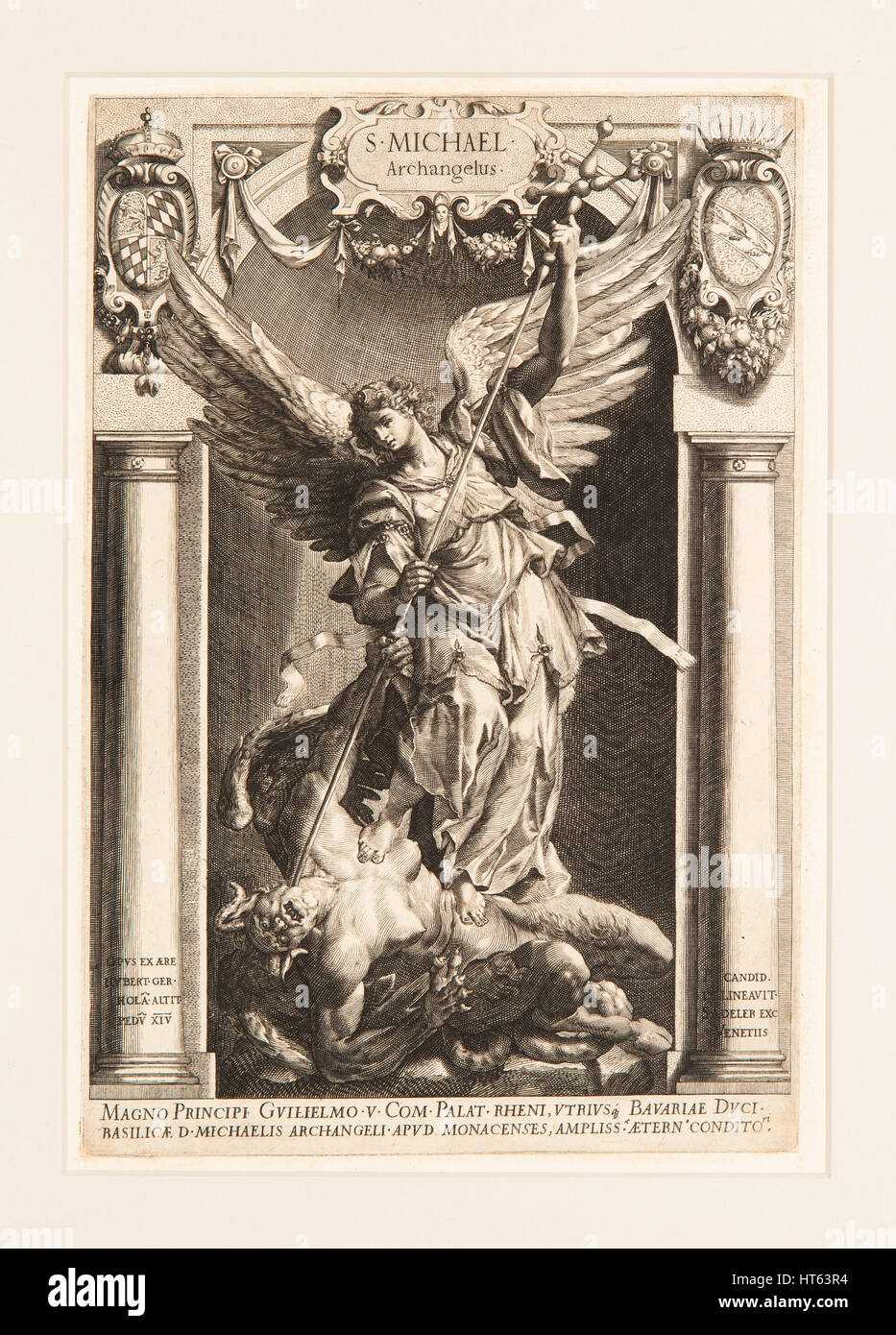 Archangel michael defeating satan hi-res stock photography and images ...