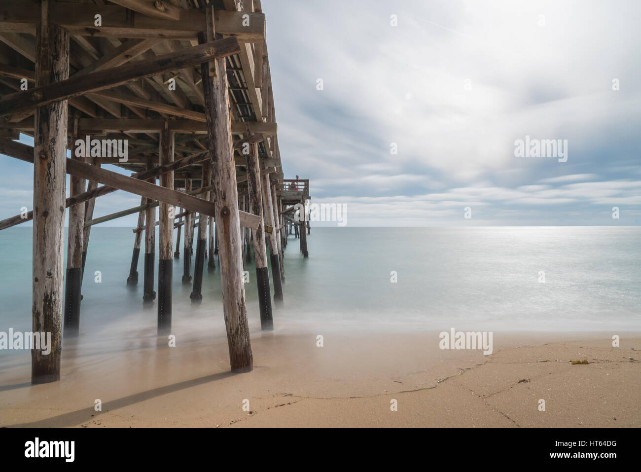 Piers and Southern California Beaches Stock Photo - Alamy