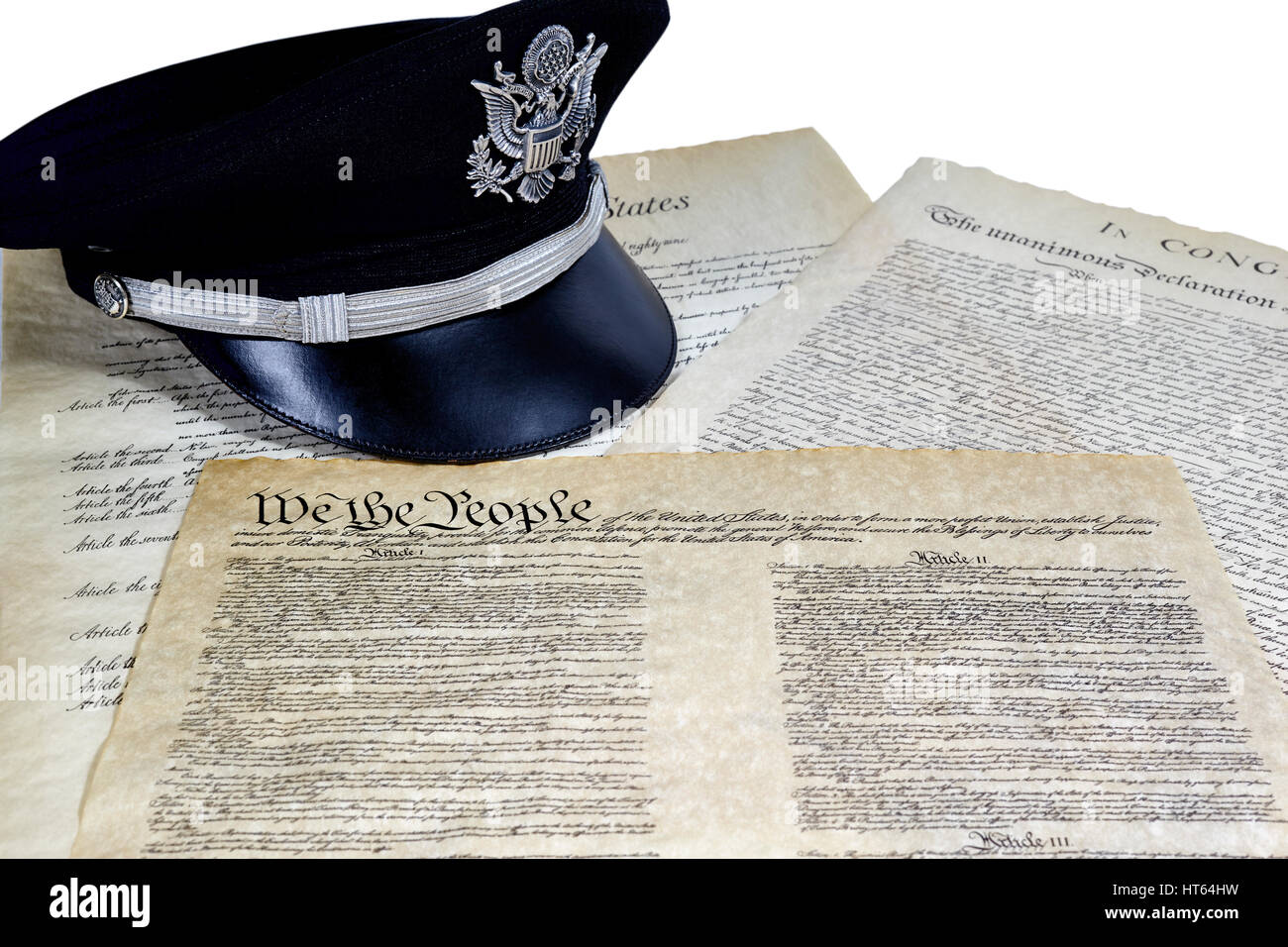 US Constitution with Bill of Rights and Declaration of Independence ...