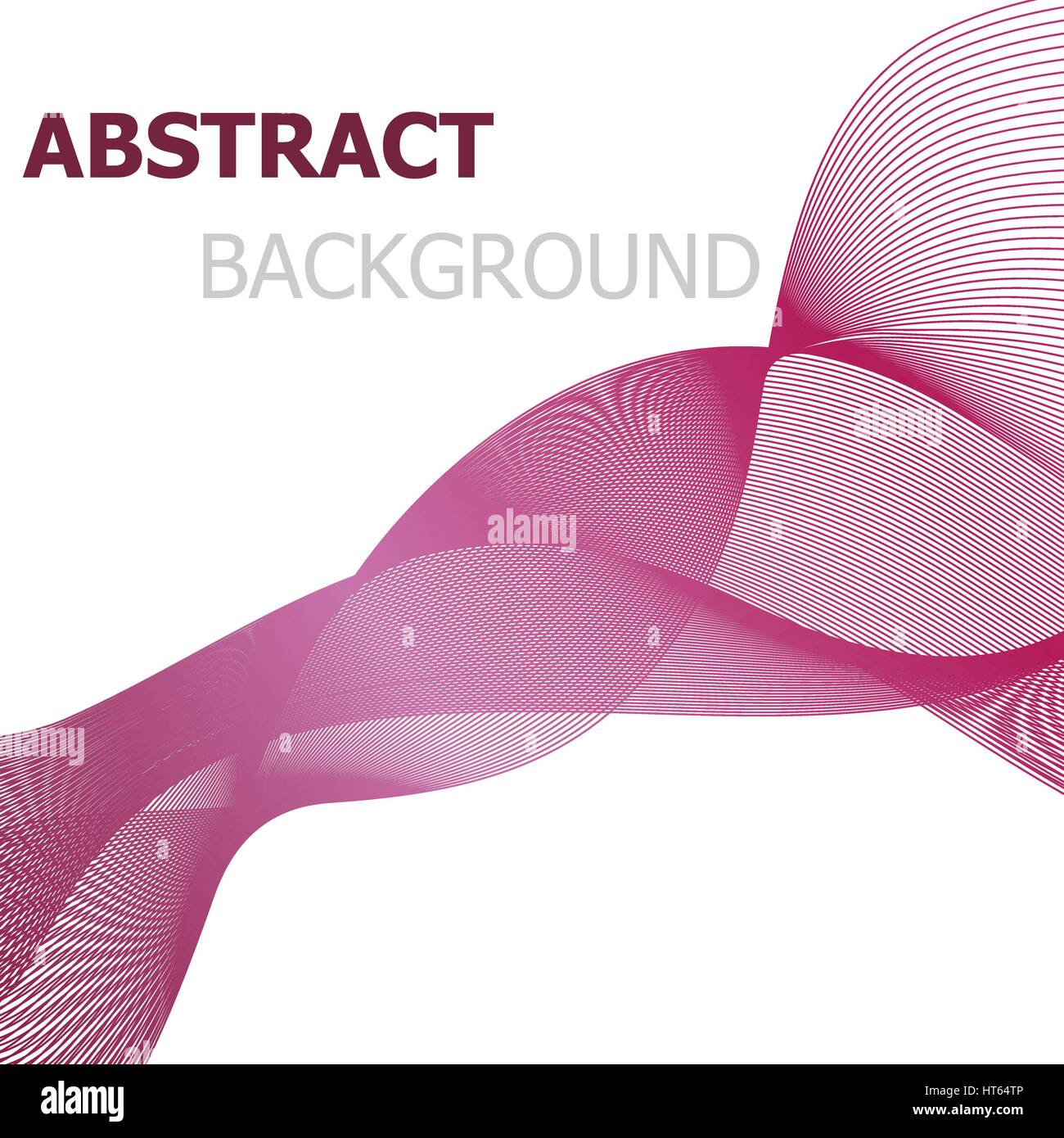 Pink line wave abstract background, stock vector Stock Vector Image ...