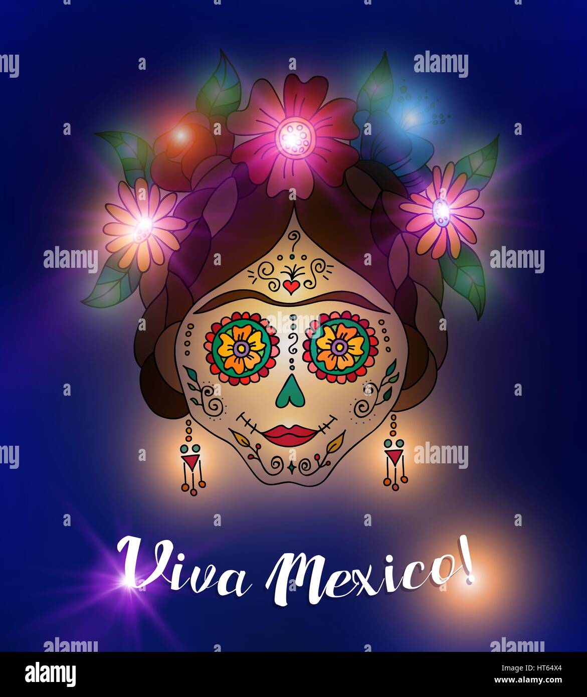 Day dead mexican festival Stock Vector Images - Alamy