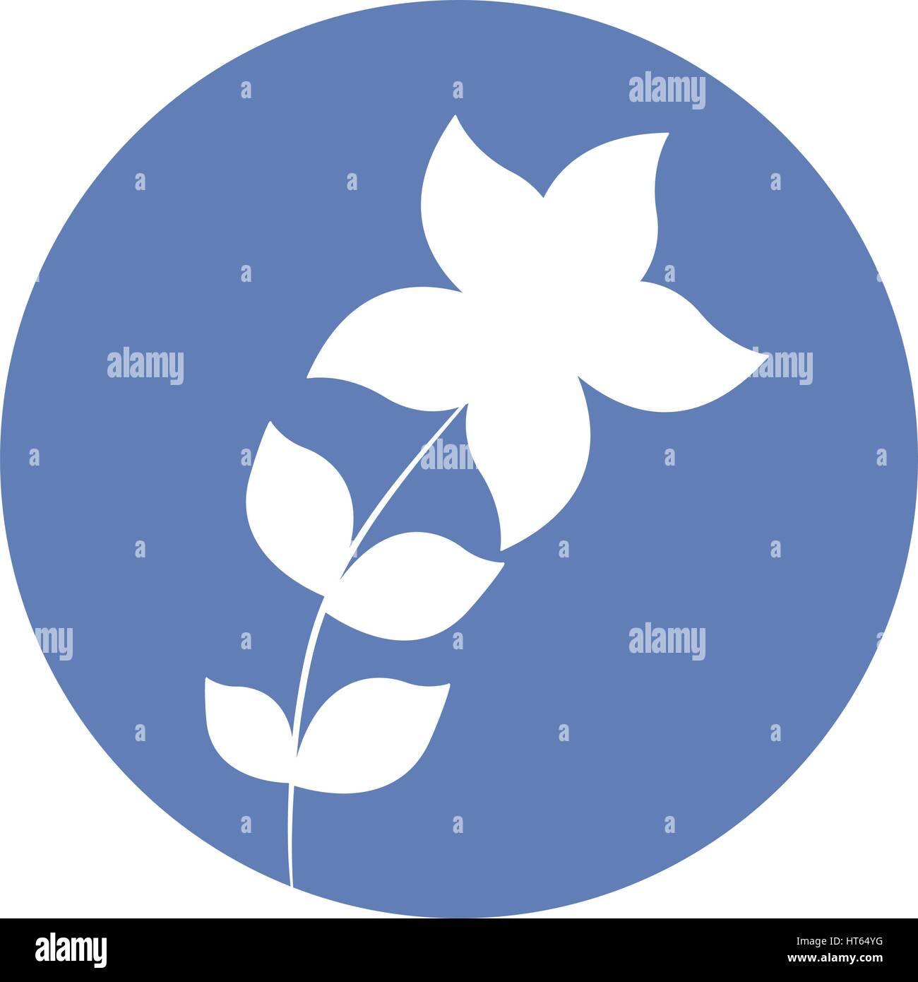 star flower natural icon Stock Vector Image & Art - Alamy