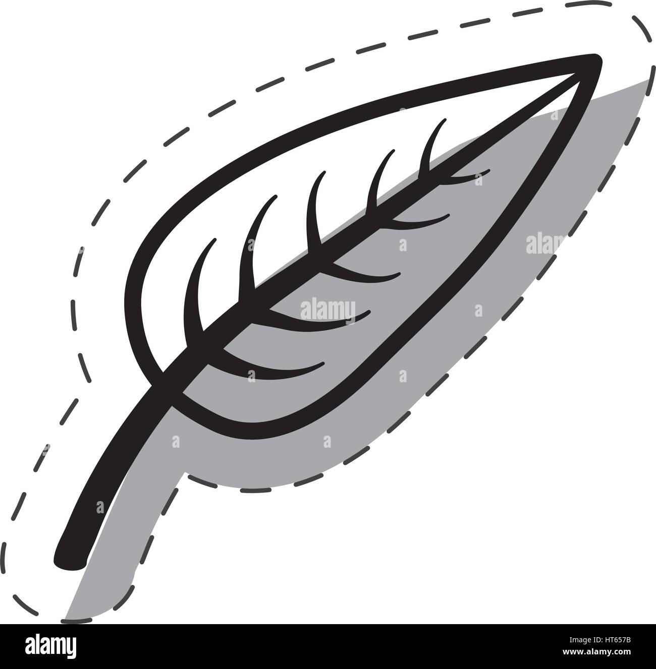 leaf biology plant monochrome Stock Vector Image & Art - Alamy