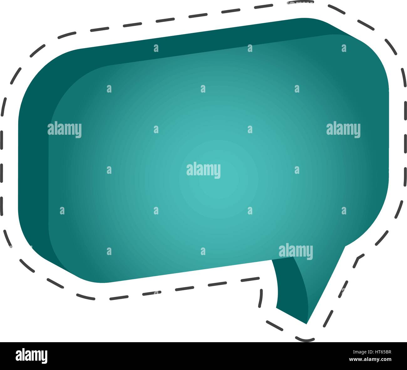 Craft paper speech bubble Stock Vector Images - Alamy