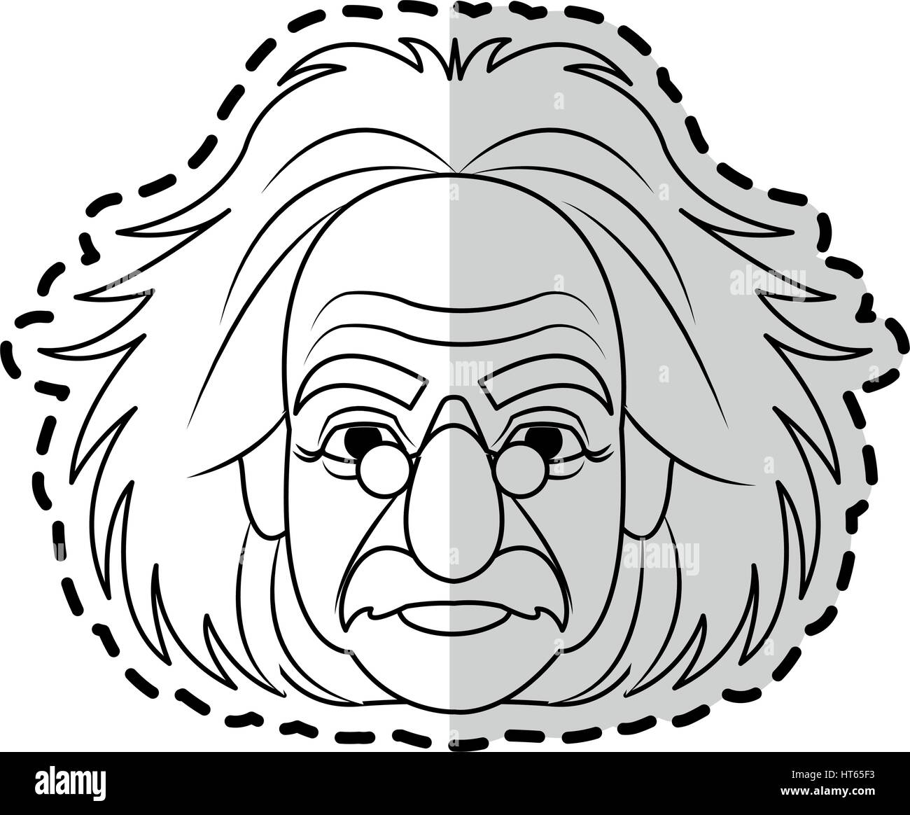 albert einstein icon image Stock Vector Image & Art - Alamy