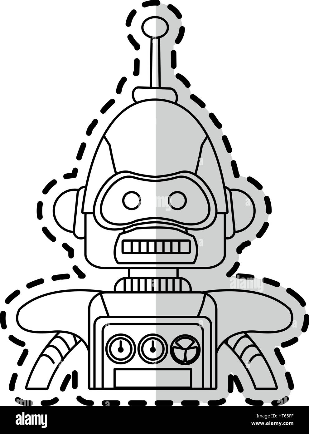 robot technology icon image Stock Vector Image & Art - Alamy