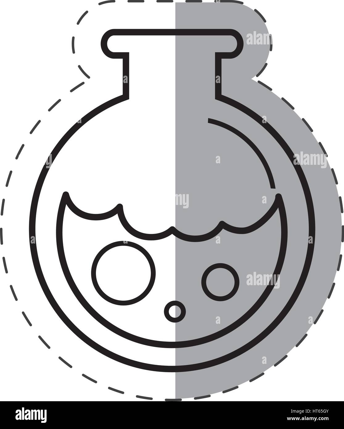 Science bottle smoke Stock Vector Images - Alamy