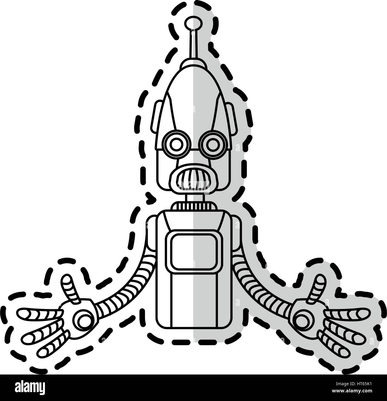 robot technology icon image Stock Vector Image & Art - Alamy