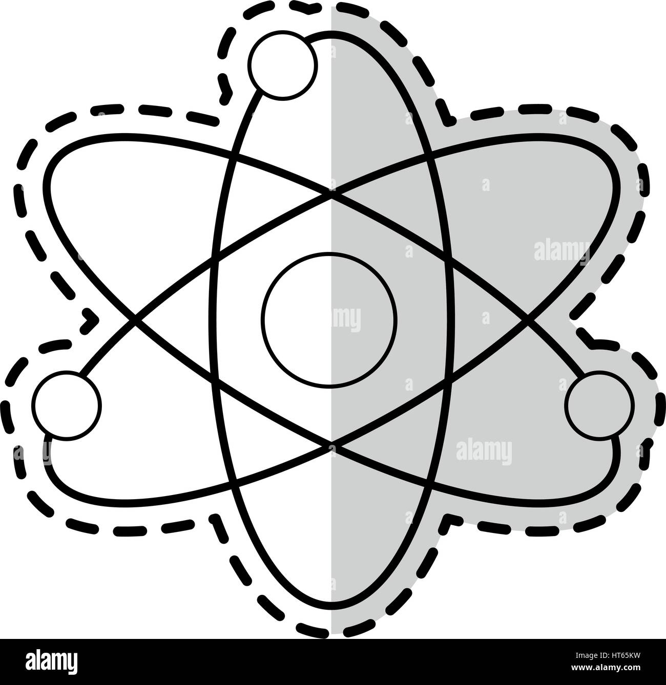 atom representation icon image Stock Vector Image & Art - Alamy