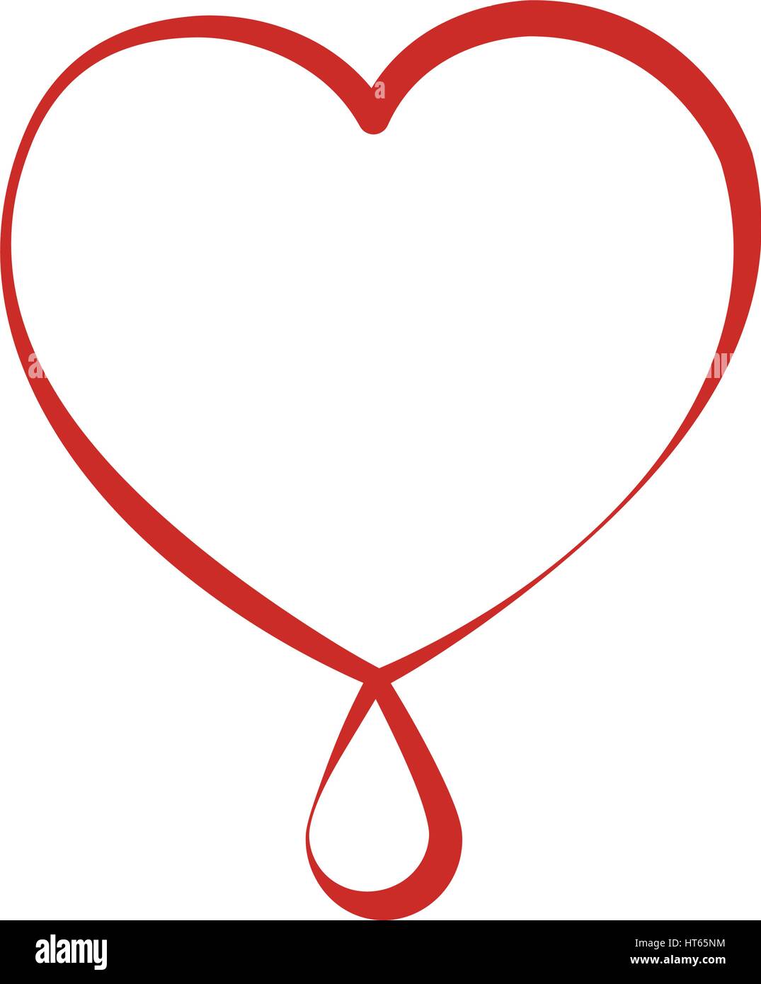 heart blood donation symbol Stock Vector Image & Art - Alamy
