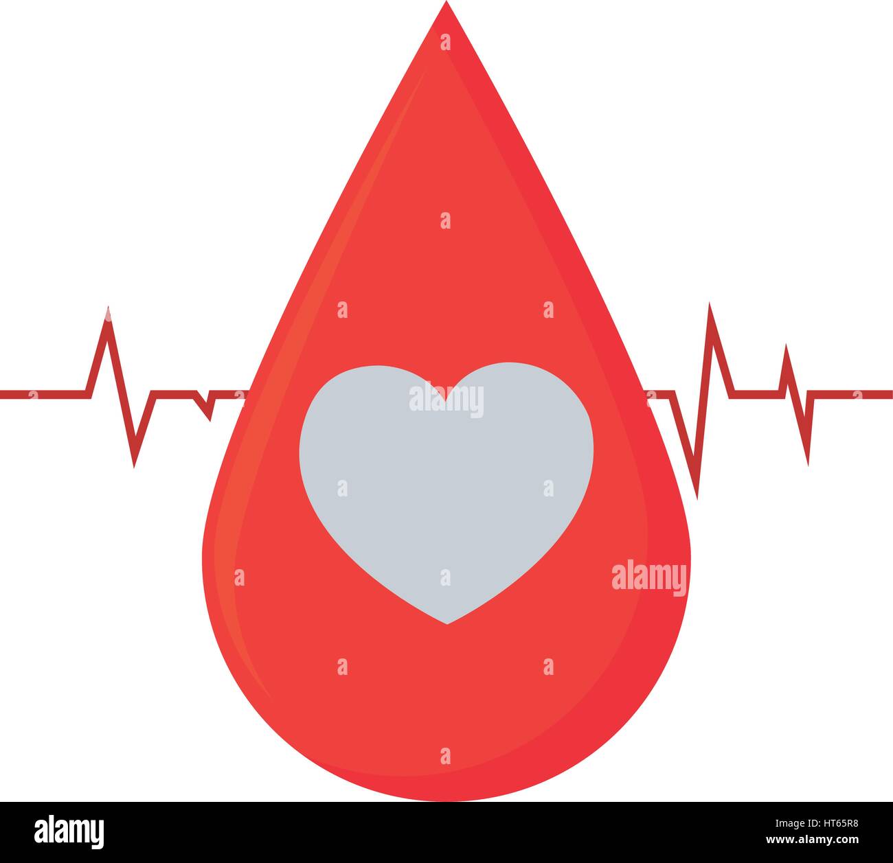 blood donation drop heart care Stock Vector Image & Art - Alamy
