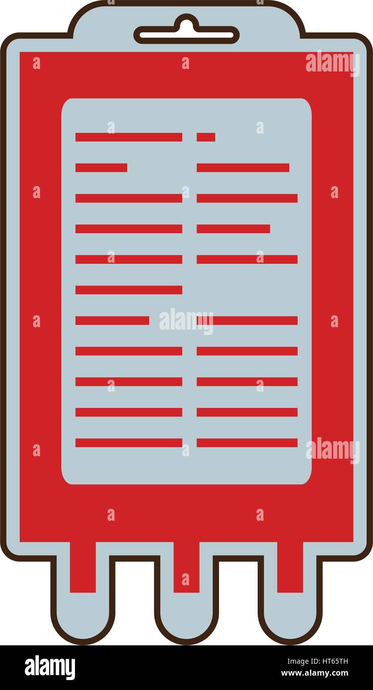 Whole blood bag Stock Vector Images - Alamy