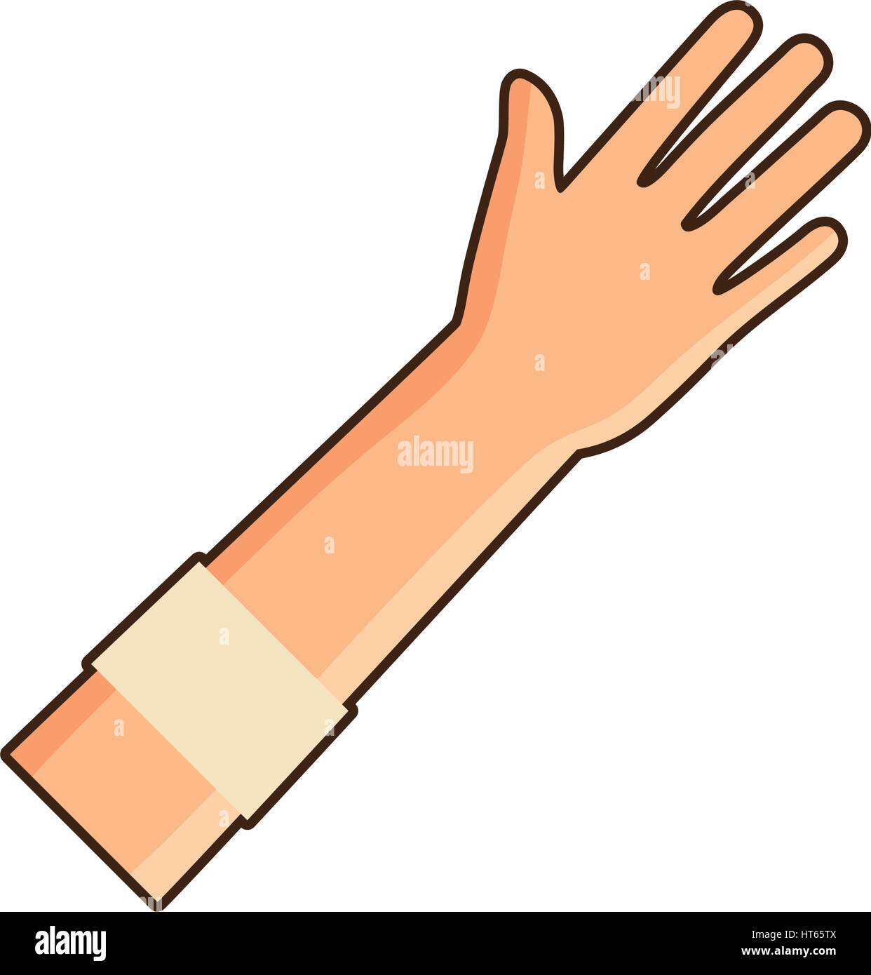 blood donation hand bandage icon Stock Vector Image & Art - Alamy