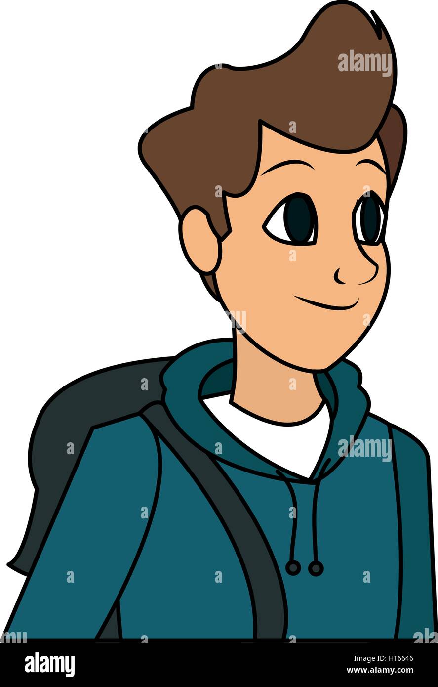 handsome young man icon image Stock Vector Image & Art - Alamy