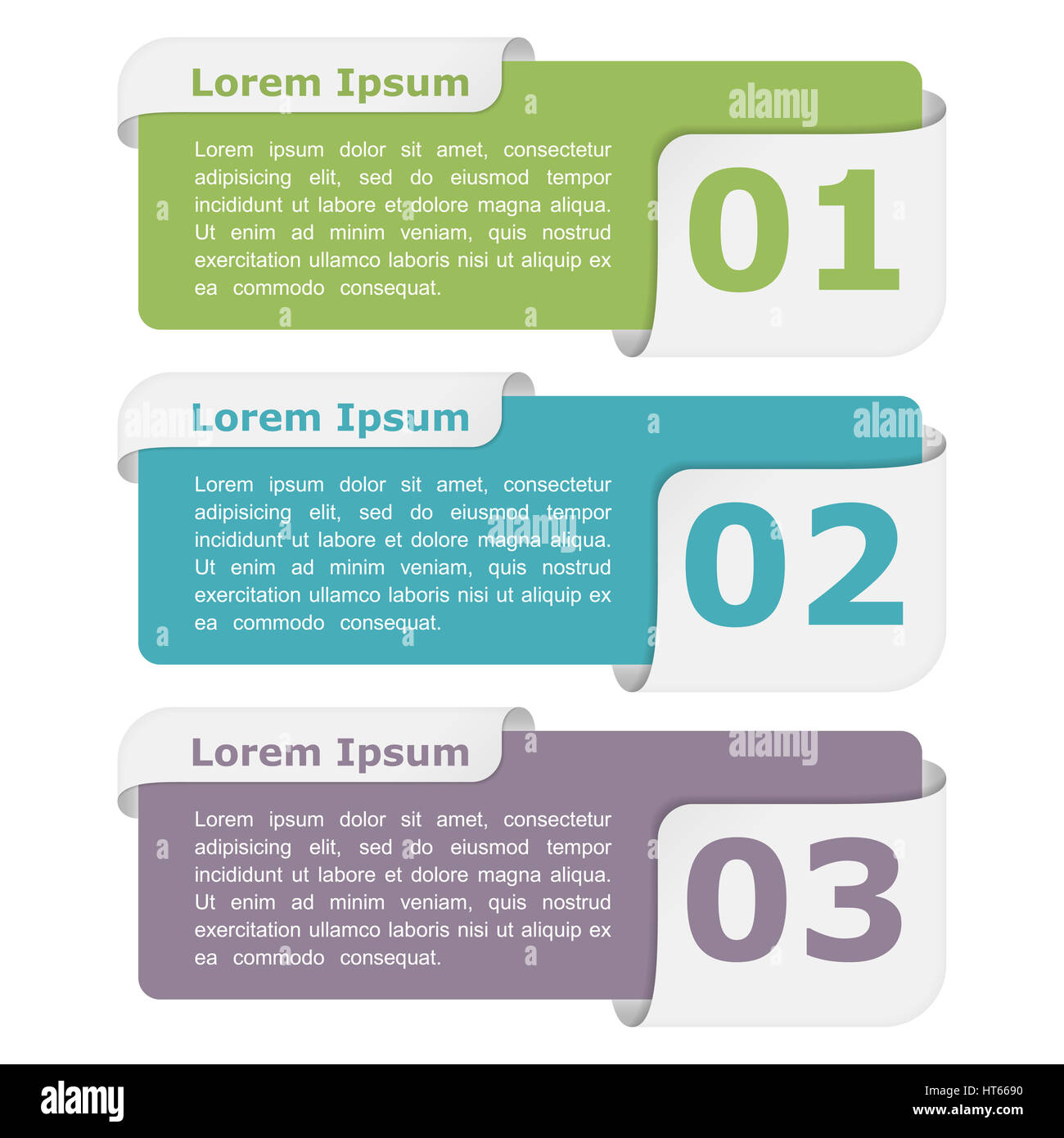 Infographic design elements with place for titles and numbers, vector ...