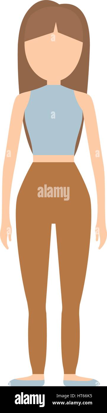 character woman faceless image Stock Vector Image & Art - Alamy