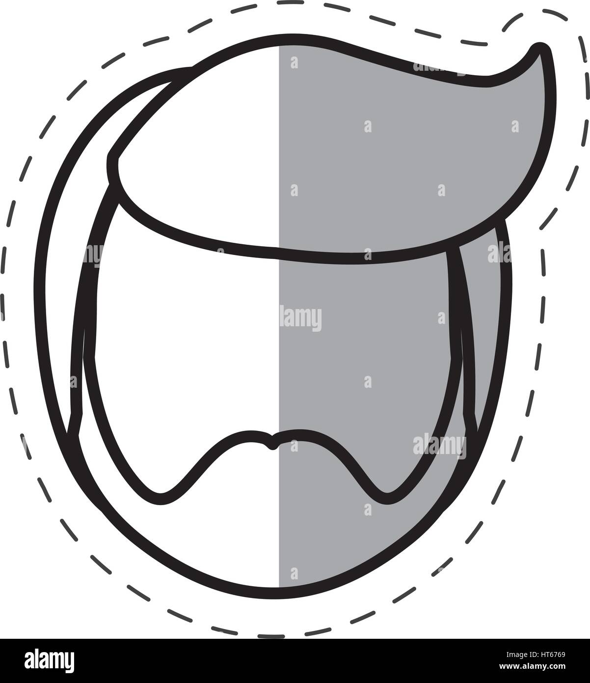 head man male line Stock Vector Image & Art - Alamy