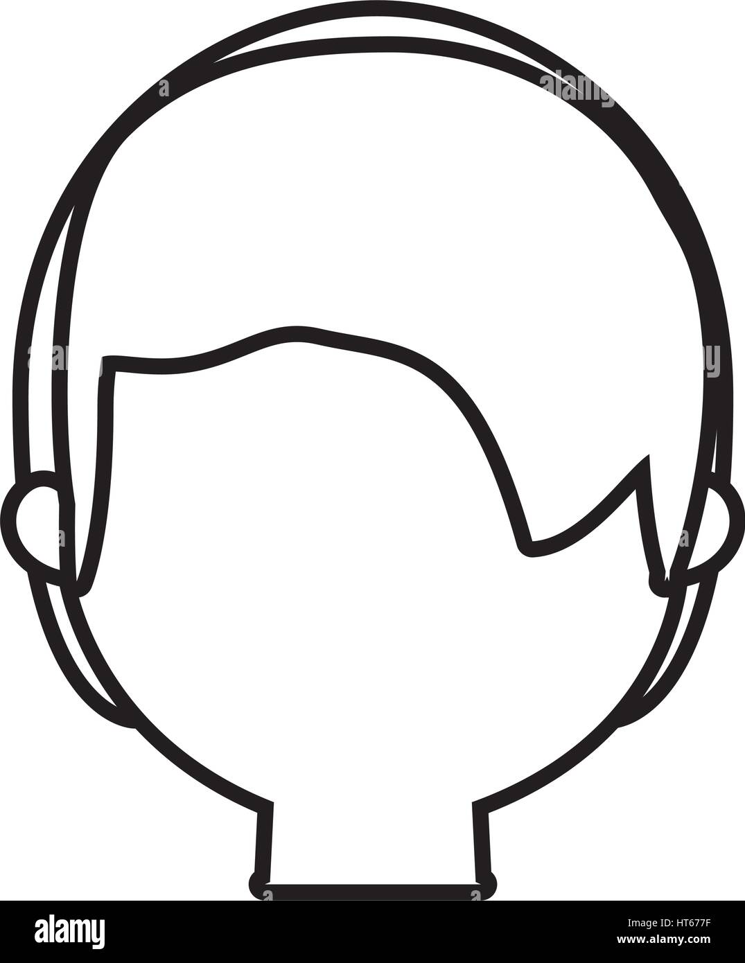 head man male line Stock Vector Image & Art - Alamy