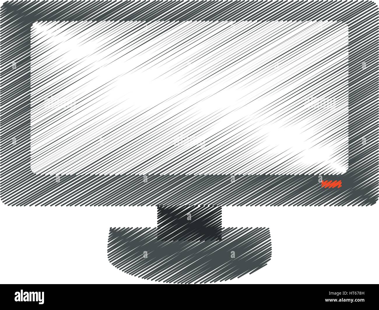 drawing tv screen icon Stock Vector Image & Art - Alamy