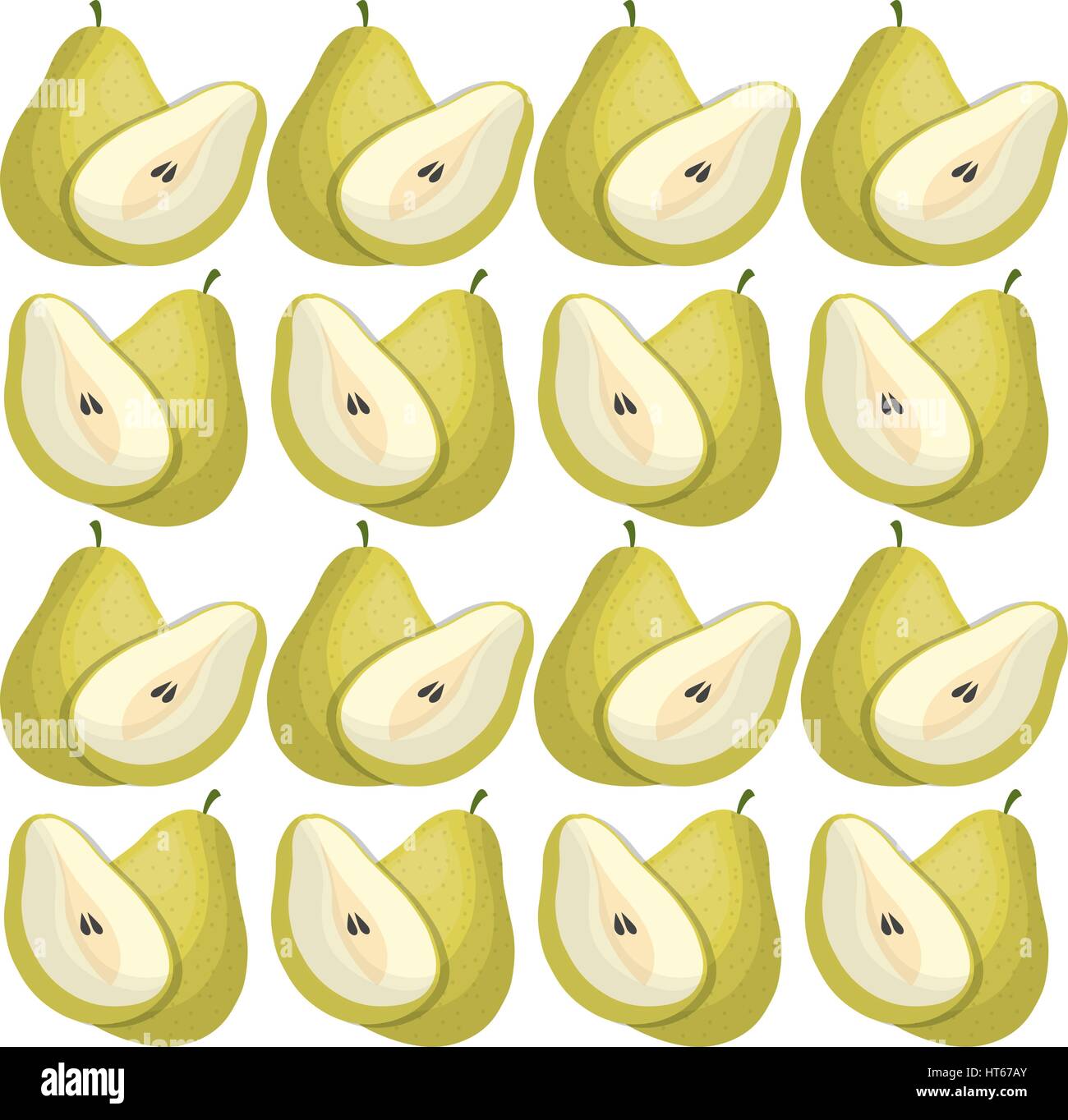 pear seamless pattern design Stock Vector Image & Art - Alamy