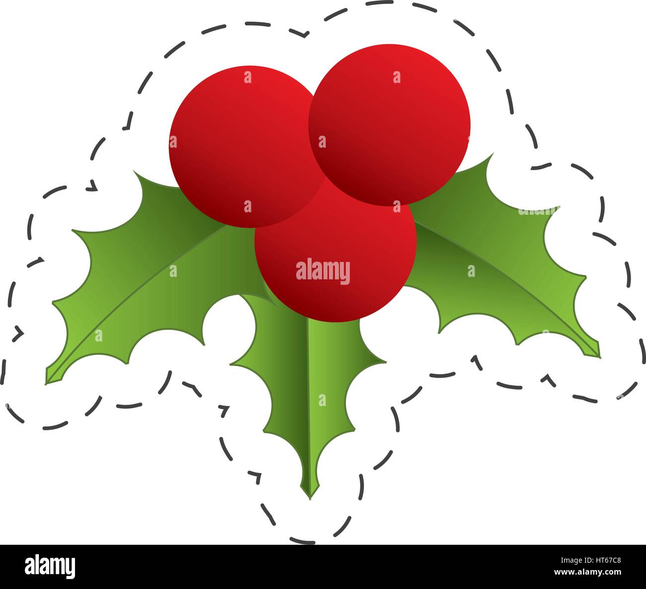 Christmas leave Stock Vector Images - Alamy