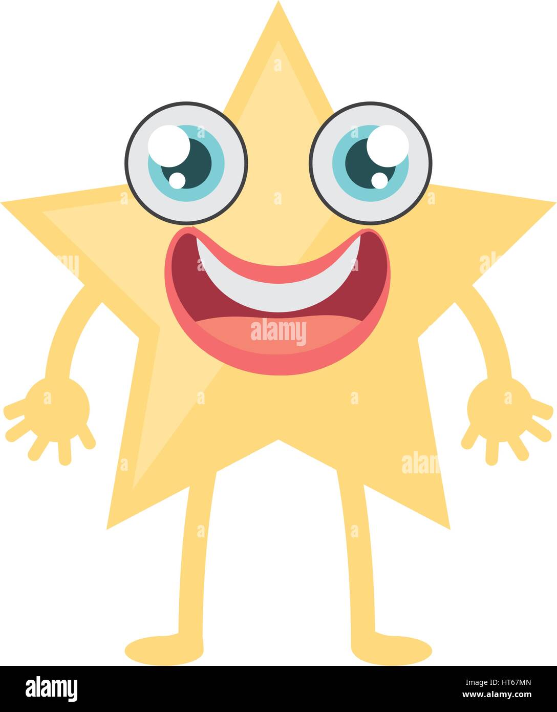 cartoon star ornament birthday Stock Vector Image & Art - Alamy