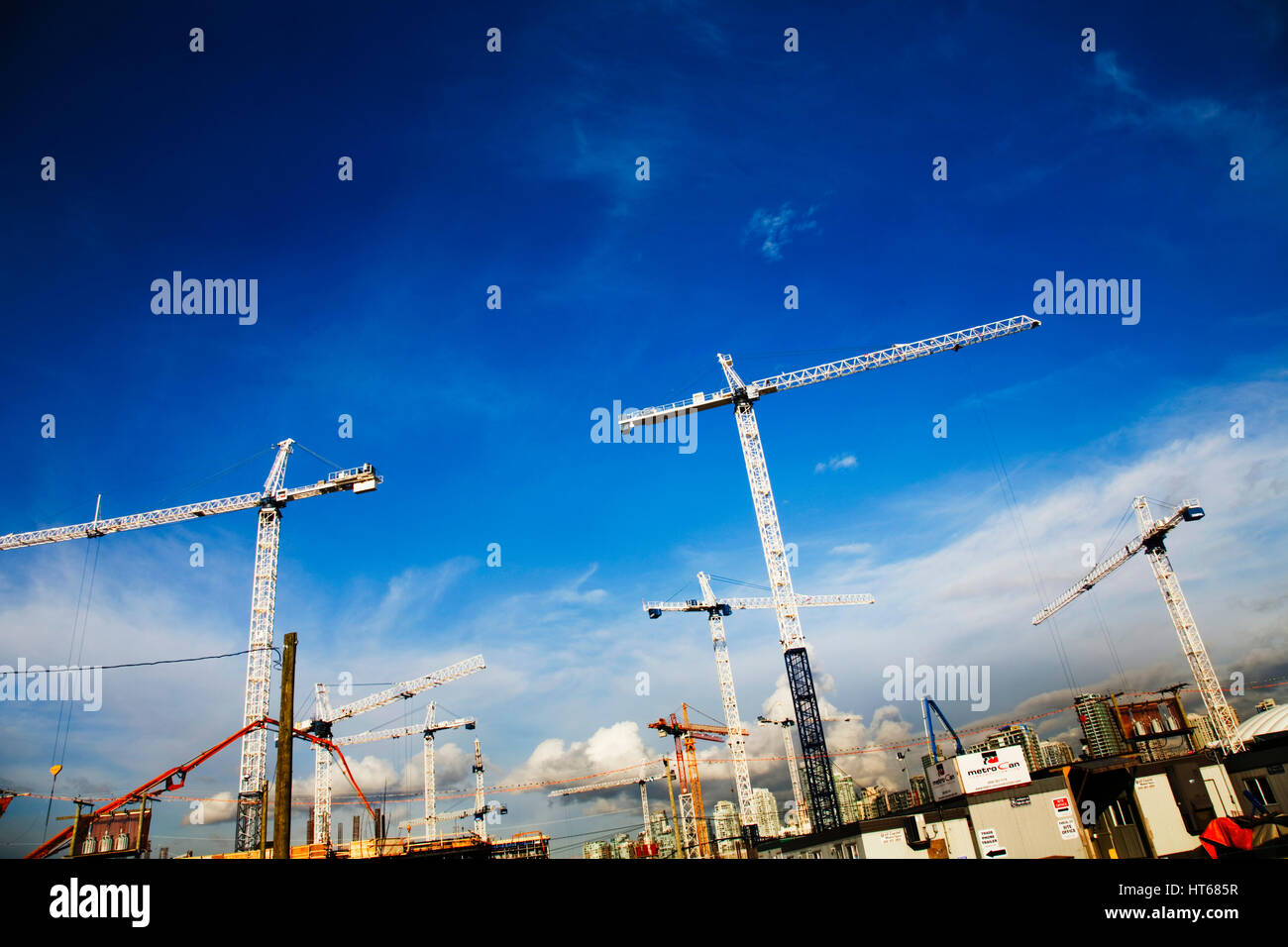 Construction site vancouver bc hi-res stock photography and images - Alamy