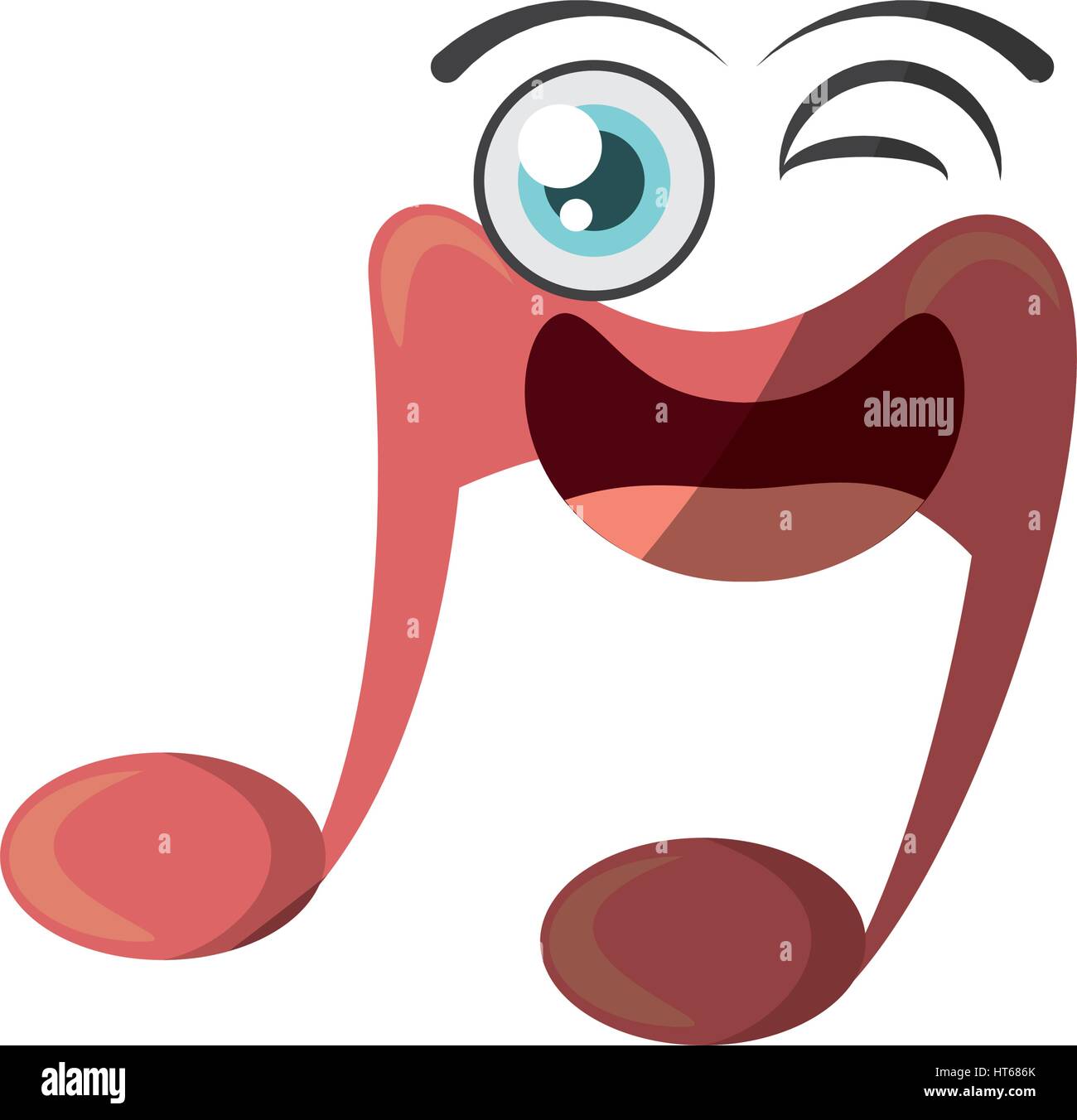 Music note emoji hi-res stock photography and images - Alamy