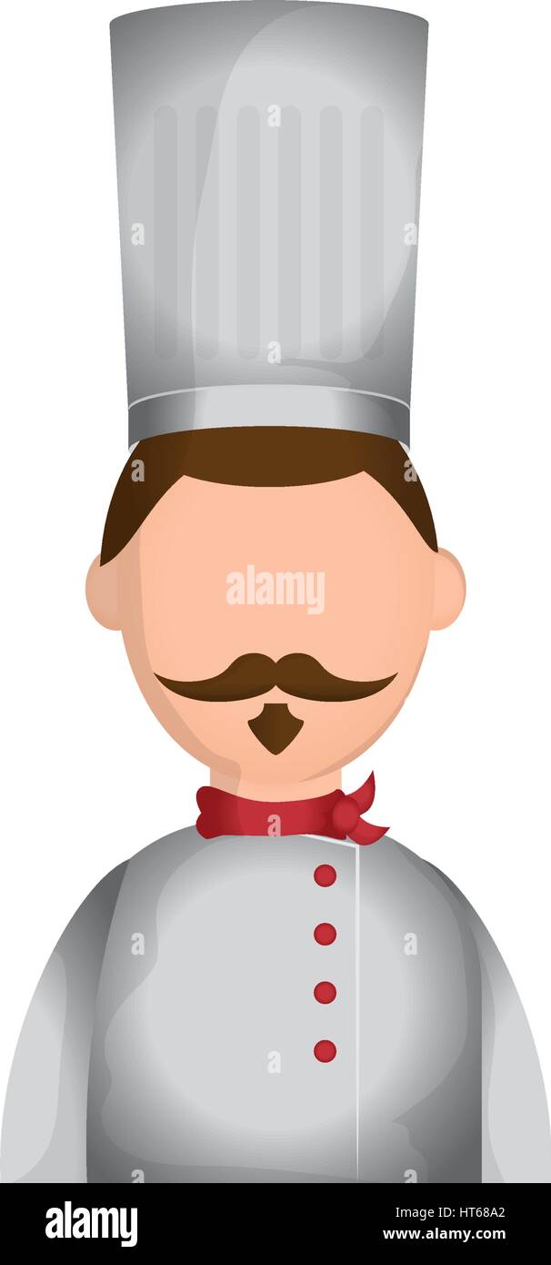 Chef faceless cartoon hi-res stock photography and images - Alamy