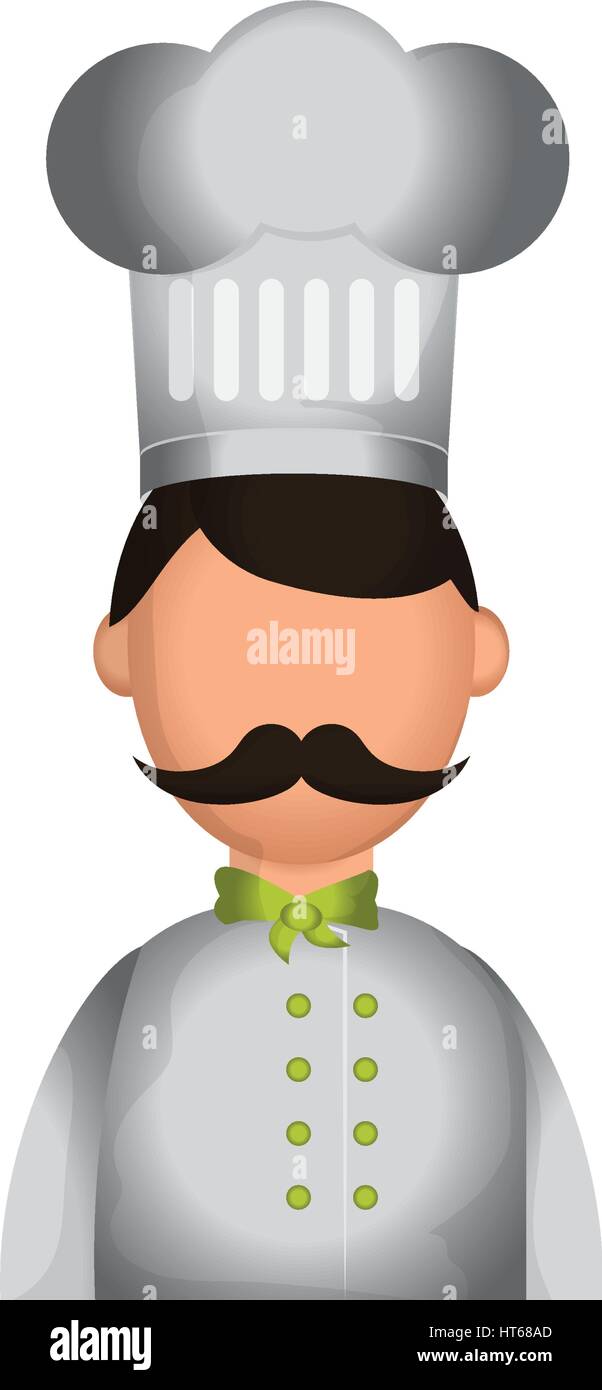 Chef faceless cartoon hi-res stock photography and images - Alamy