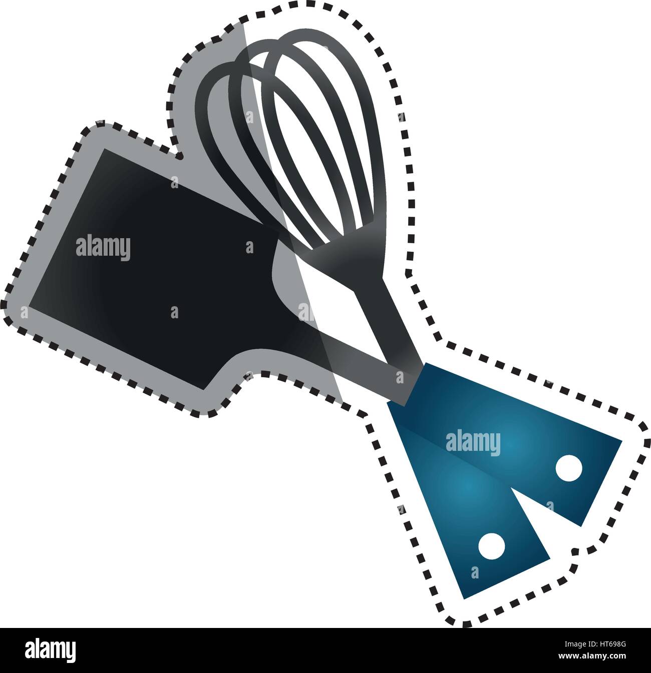 Crossed utensils Stock Vector Images - Alamy