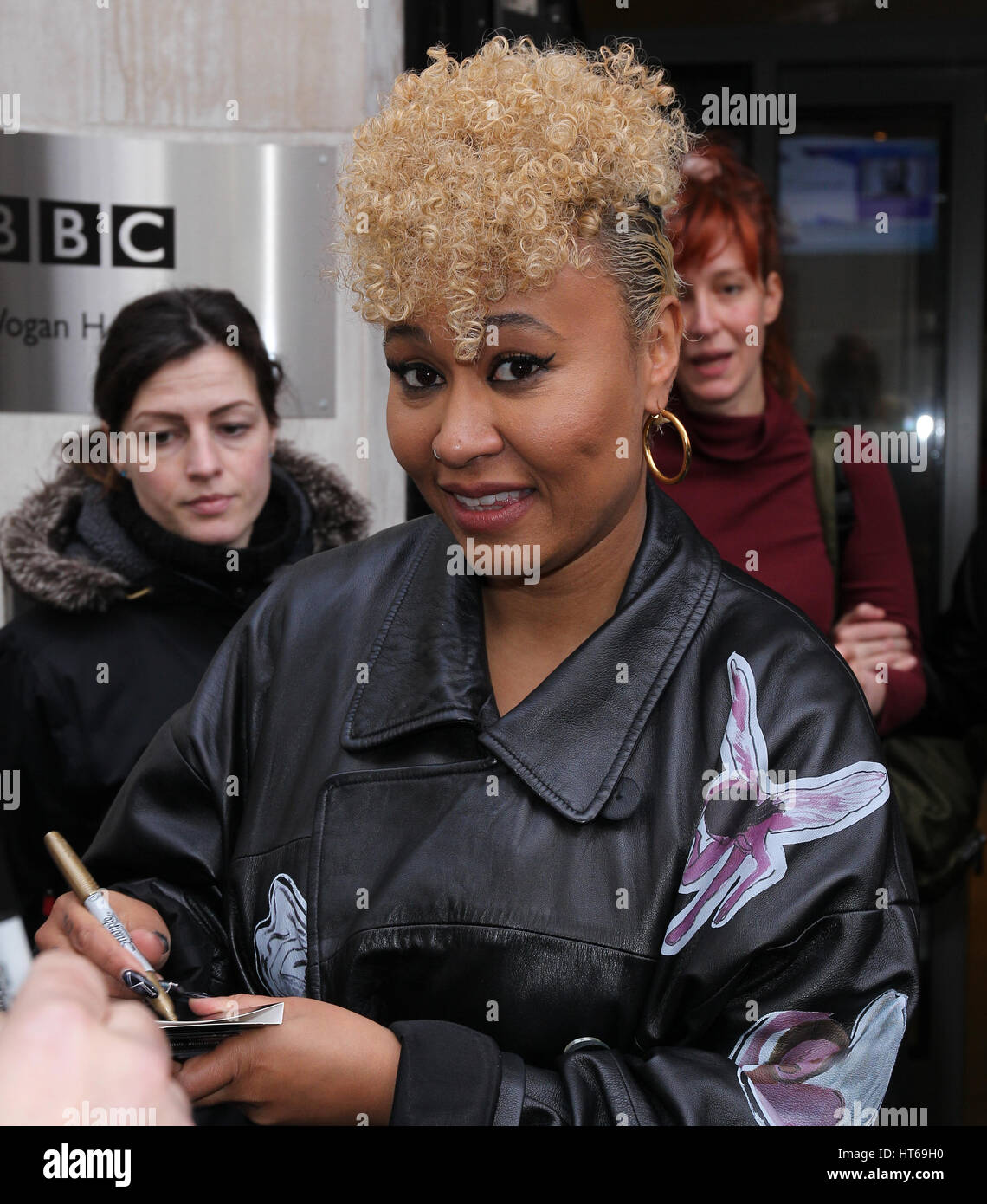 Emeli Sande seen at the BBC Radio Two studios in London, UK, 4th, Mar ...